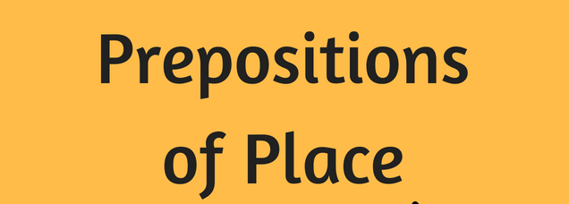 Prepositions of Place: A 5-minute guide to AT, IN, and ON – Teacher Amanda